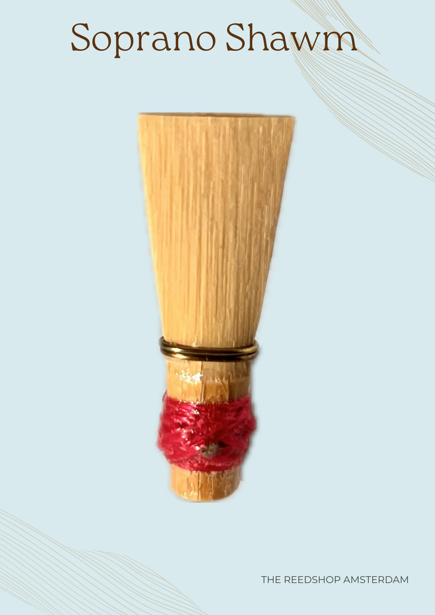 Soprano Shawm wide tip – The Reed Shop Amsterdam